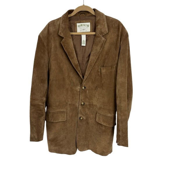 Orvis | Jackets & Coats | Orvis Mens Vintage Washable Suede Leather ...